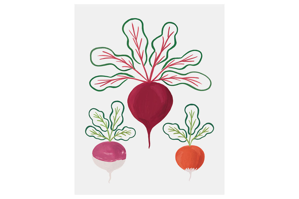 Root Vegetables - Modern Farm Garden Art Print – LoveLight Paper