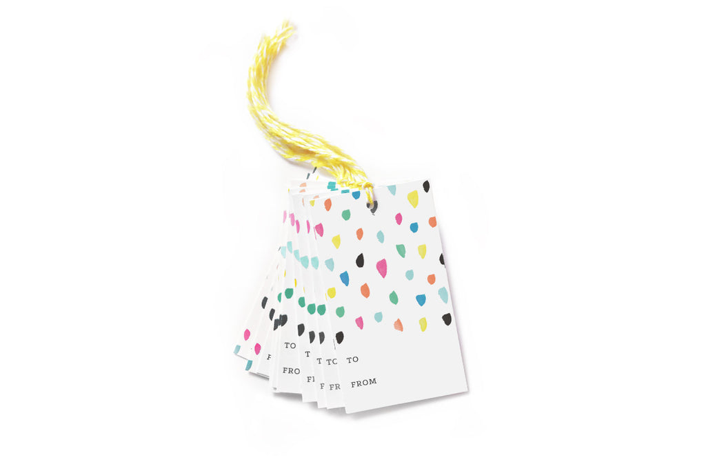 Confetti Gift Tags - Pack of 10 – LoveLight Paper