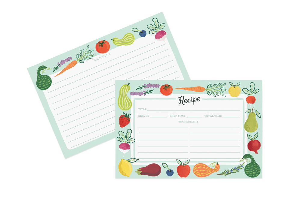 Farm Garden - Recipe Cards [12 pack] – LoveLight Paper